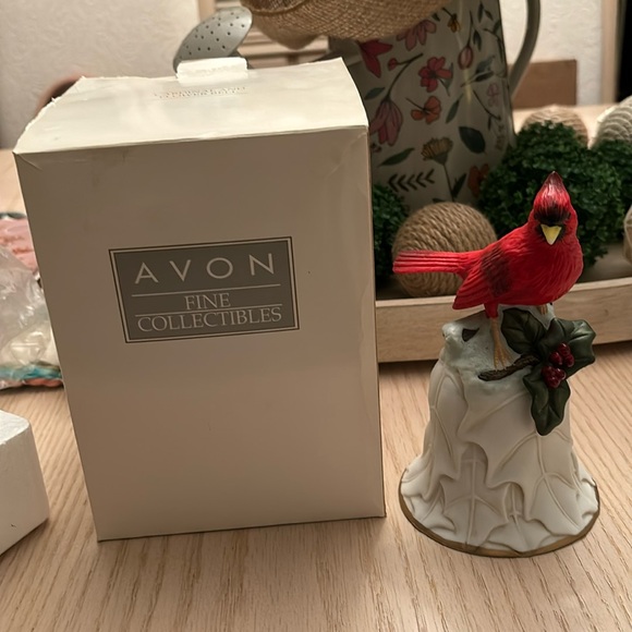 Avon | Other | Nib Avon Collectors Cardinal Flower Bell | Poshmark
